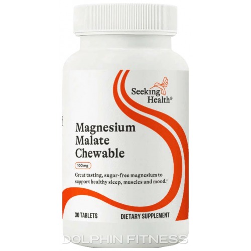 Seeking Health Magnesium Malate Chewable 100 Chewable Tablets