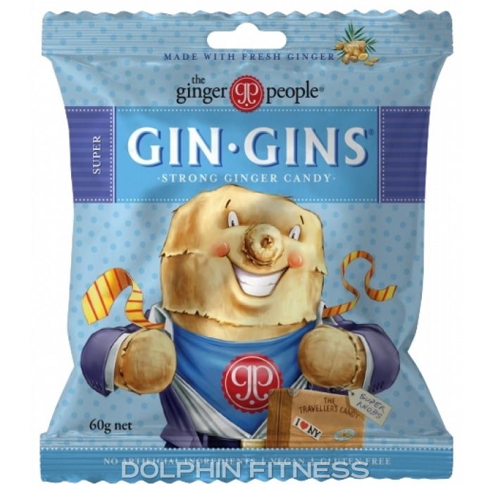 The Ginger People Gin Gins Super Strong Ginger Candy 1 x 60g
