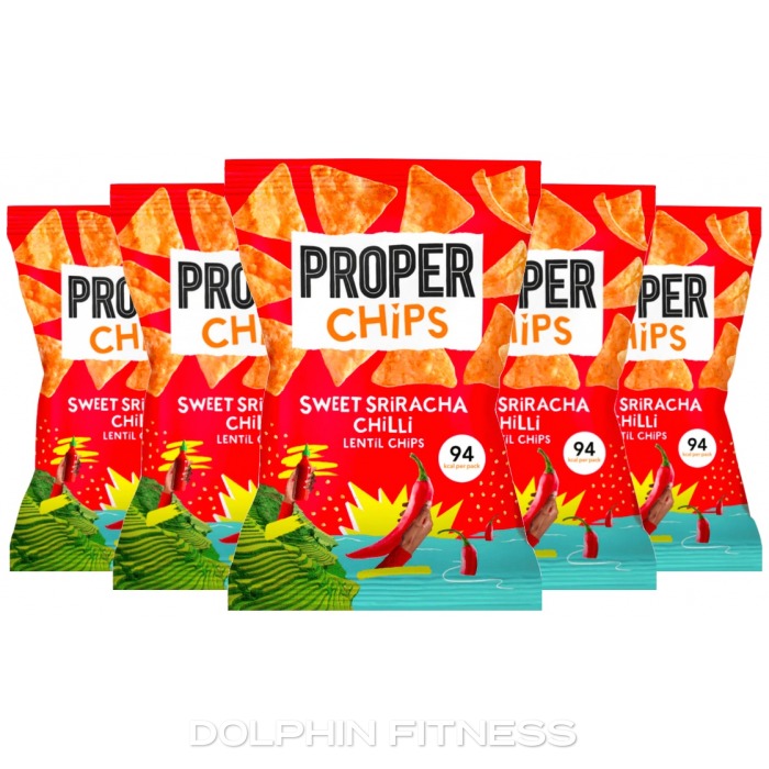Proper Properchips Sweet Sriracha Chilli Lentil Chips 24 x 20g