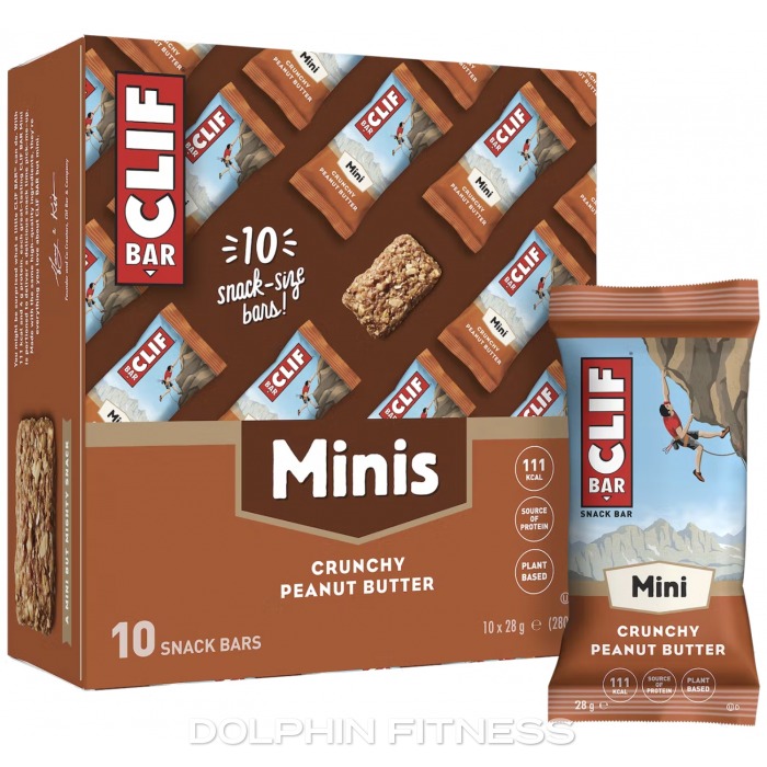 Clif Mini Snack Bars (10 Bars) Crunchy Peanut Butter