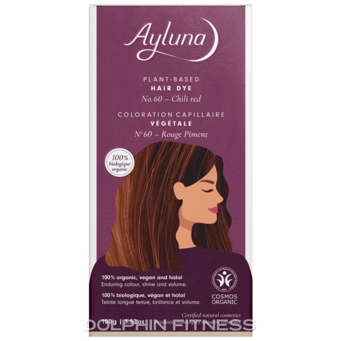Ayluna Plant-Based Hair Dye (100g) Chilli Red