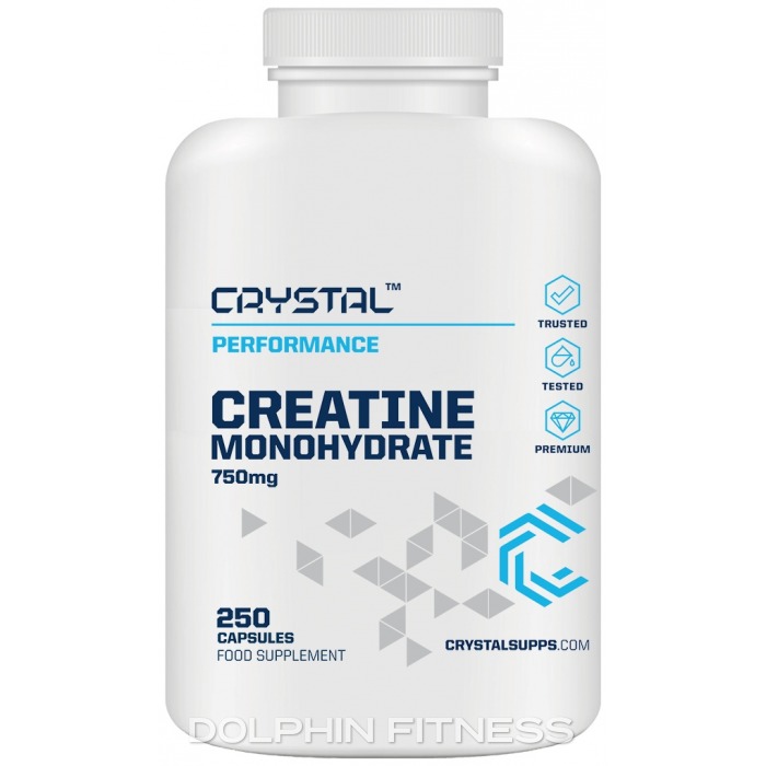 Crystal Creatine Monohydrate (250 Capsules)