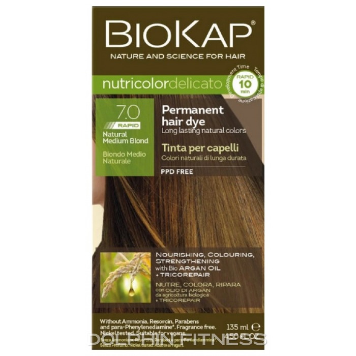 BioKap Nutricolor Delicato Permanent Rapid Hair Dye (135 ml) Natural ...