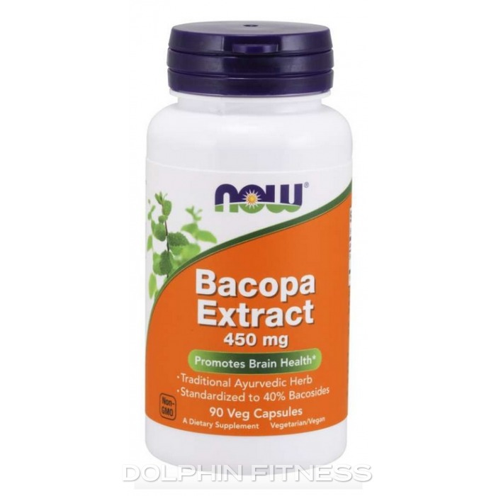 NOW Bacopa Extract 450 mg 90 Veggie Capsules