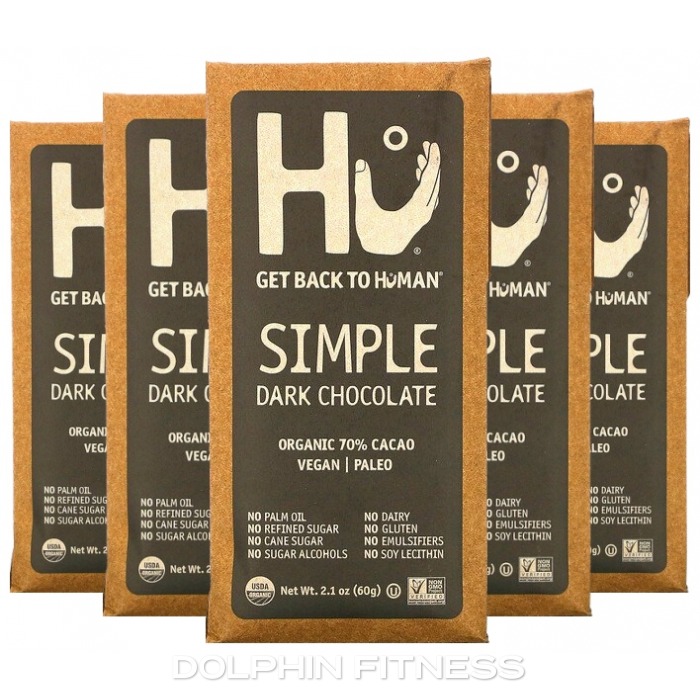 HU Organic Simple Dark Chocolate Bar 12 x 60g