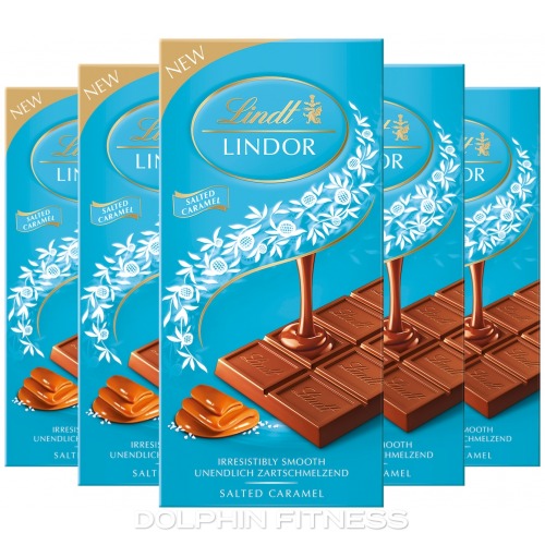 Lindt Lindor Salted Caramel Chocolate 18 x 100g