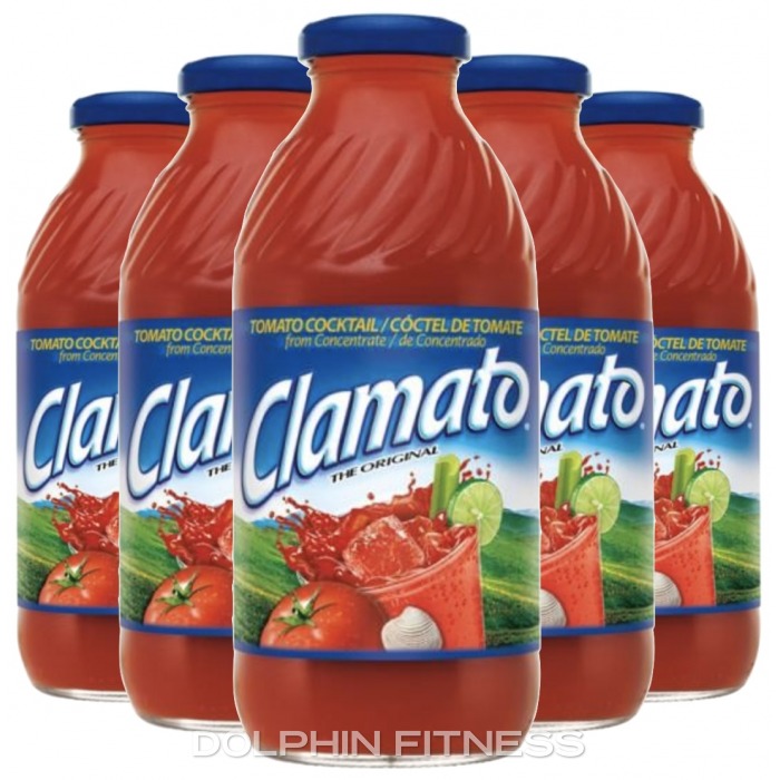 Clamato Tomato Cocktail Glass Bottle 12 X 473 Ml