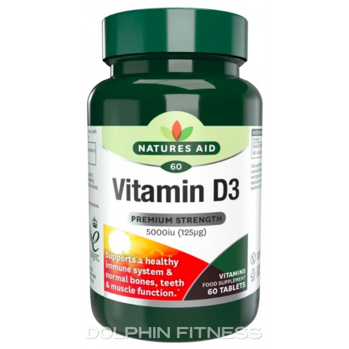 Natures Aid Vitamin D3 5000 iu 60 Tablets