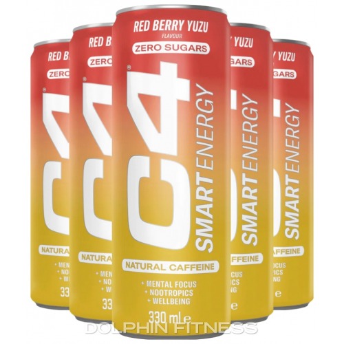 Cellucor C4 Smart Energy (12 Cans) Red Berry Yuzu