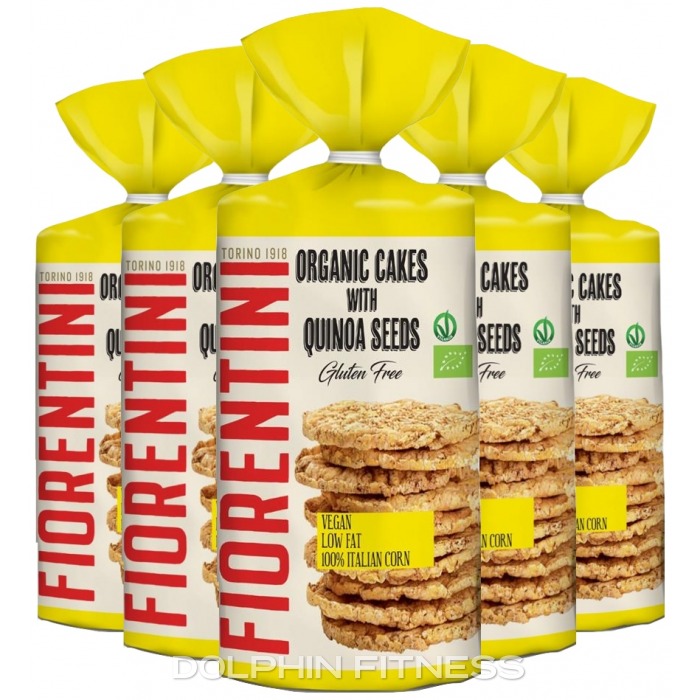 Fiorentini Organic Cakes with Quinoa Seeds 6 x 120g