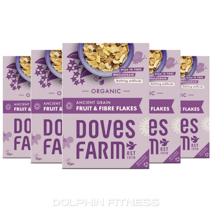 Doves Farm Ancient Grain Fruit & Fibre Flakes 5 x 375g