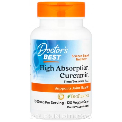 Doctor's Best High Absorption Curcumin 500 mg 120 Capsules
