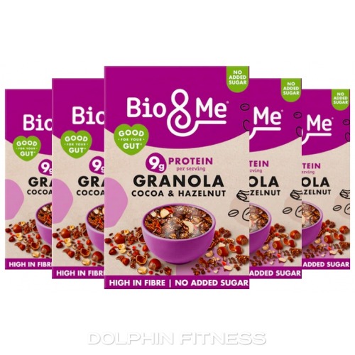 Bio & Me Cocoa & Hazlenut Gut Loving Prebiotic Granola 5 x 360g