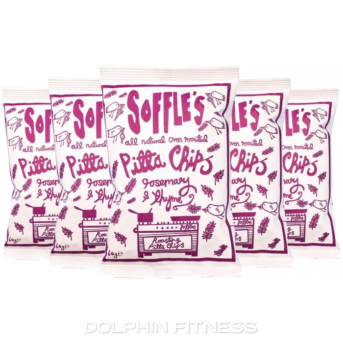 Soffles Rosemary & Thyme Pitta Chips 15 x 60g
