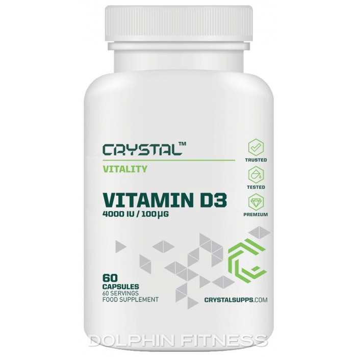 Crystal Vitamin D3 4000 IU (60 Capsules)