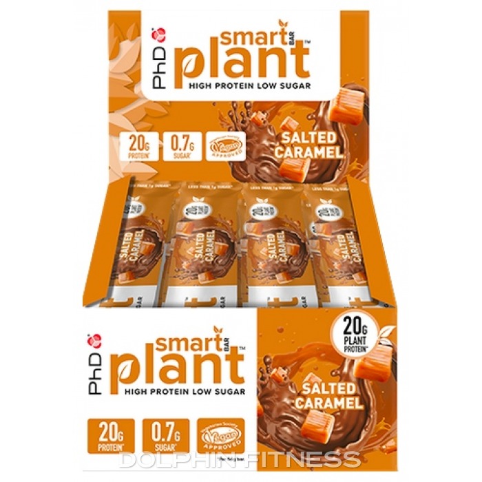 PhD Smart Plant Bar (12 Bars) Salted Caramel