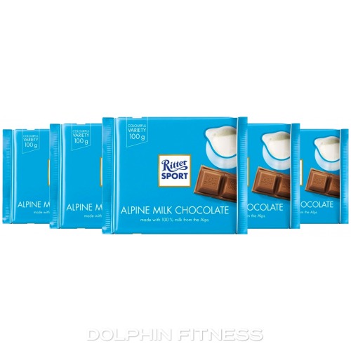 Ritter Sport Alpine Milk Chocolate 12 x 100g