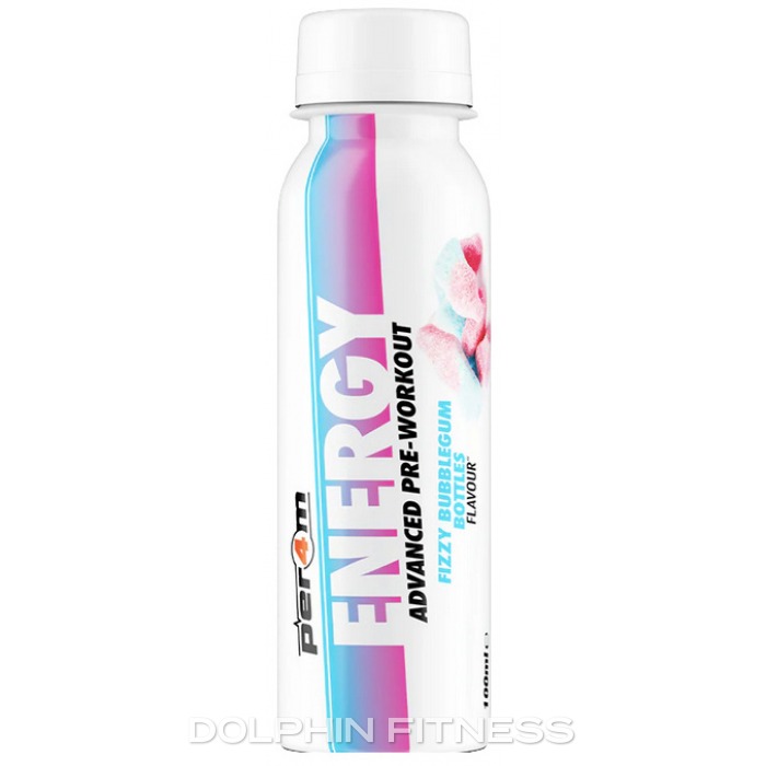 Per4m Energy Advanced Pre-Workout 1 Shot Fizzy Bubblegum Bottles