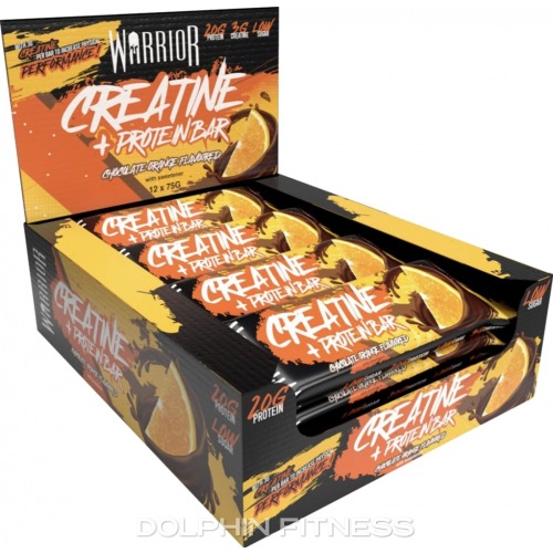 Warrior Creatine Bar 12 Bars Chocolate Orange