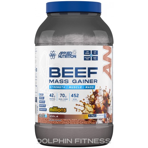 Applied Nutrition Beef Mass Gainer 3.13 kg Cola Millions