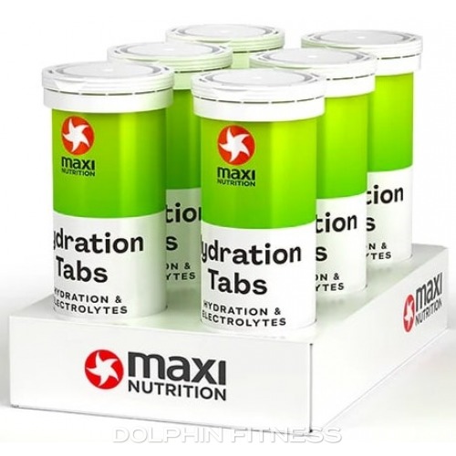 Maxi Nutrition Hydration Tabs 6 x 10 Tablets Green Apple