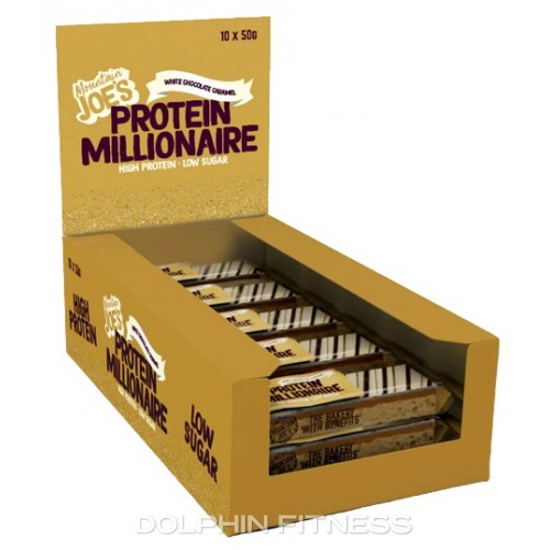 Mountain Joe's Protein Millionaire 10 x 50g White Chocolate Caramel