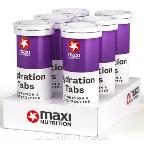 Maxi Nutrition Hydration Tabs 6 x 10 Tablets Black Currant