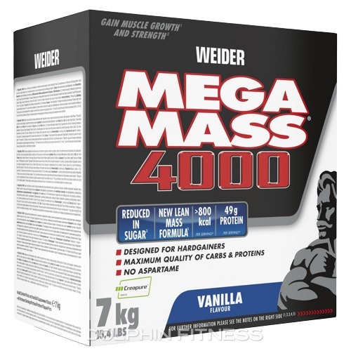 Weider Mega Mass 4000 7 kg Vanilla