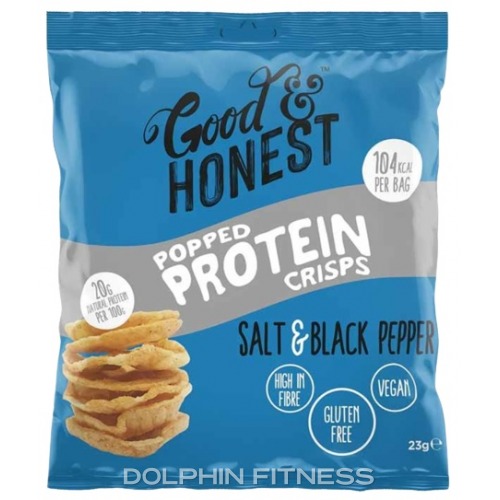 Good & Honest Popped Protein Crisps 1 x 23g Salt & Pepper