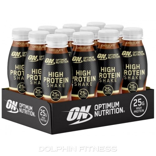 Optimum Nutrition High Protein Shake 12 x 330 ml Chocolate