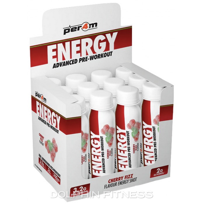Per4m Energy Advanced Pre-Workout 12 Shots Cherry Fizz