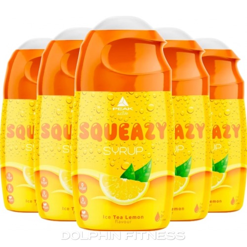 Peak Squeazy Syrup 10 x 65 ml Ice Tea Lemon
