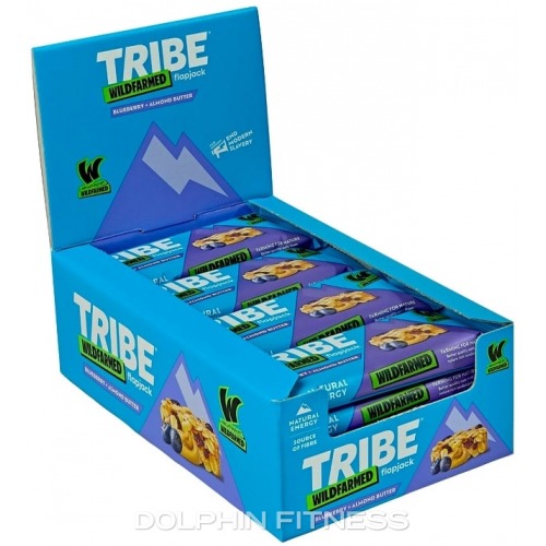 Tribe Wildfarmed Flapjack 16 x 50g Blueberry + Almond Butter