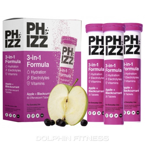 Phizz 3-in-1 Formula 1 x 60 Tablets Apple & Blackcurrant