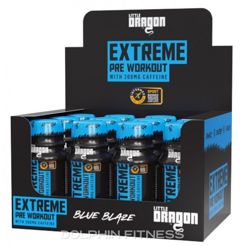 Little Dragon Extreme Pre-Workout Shot 12 x 60 ml Blue Raspberry