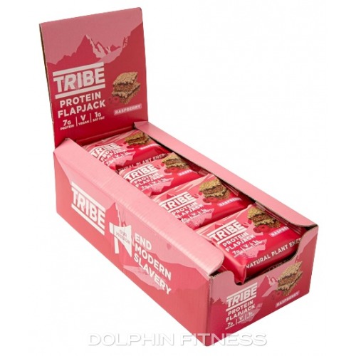 Tribe Protein Flapjack 12 x 50g Raspberry