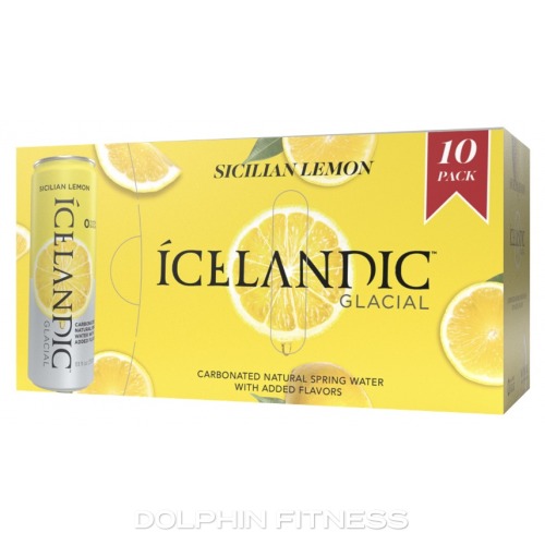 Icelandic Glacial Aluminum Cans 10 x 330 ml Lemon