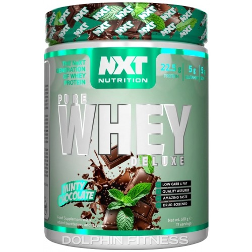 NXT Nutrition Pure Whey Deluxe 510g Minty Chocolate