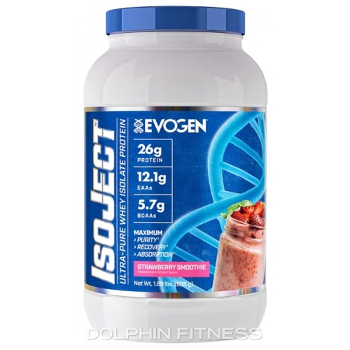 Evogen IsoJect 25 Servings Strawberry Smoothie