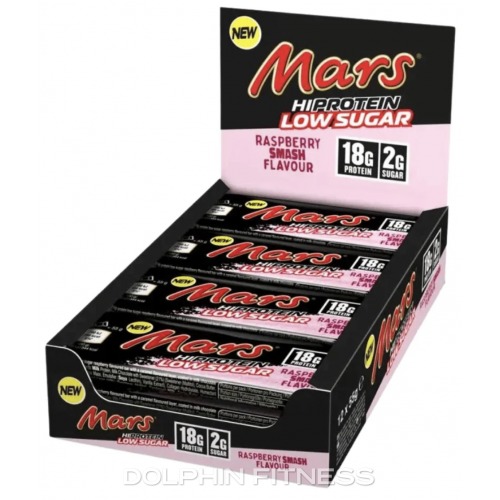 Mars Hi Protein Low Sugar 12 Bars Raspberry Smash