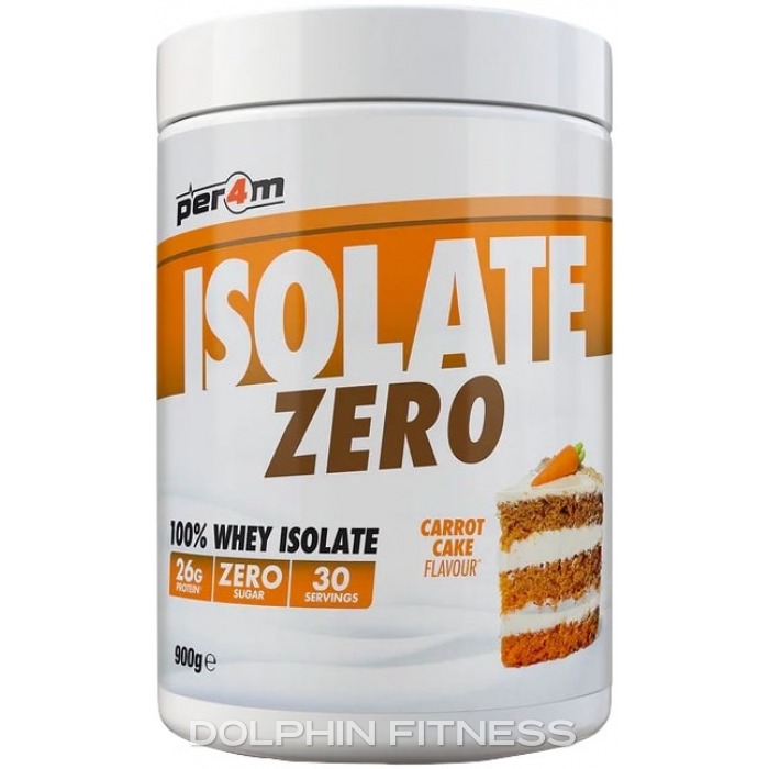 Per4m Isolate Zero 100% Whey Protein Isolate 900g Carrot Cake