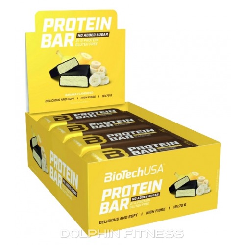 BioTechUSA Protein Bar 16 x 70g Banana