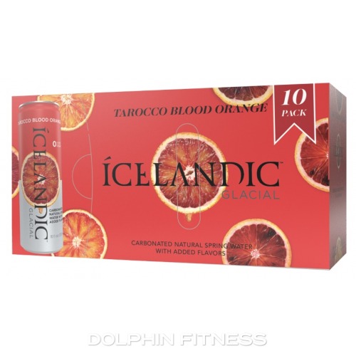 Icelandic Glacial Aluminum Cans 10 x 330 ml Blood Orange