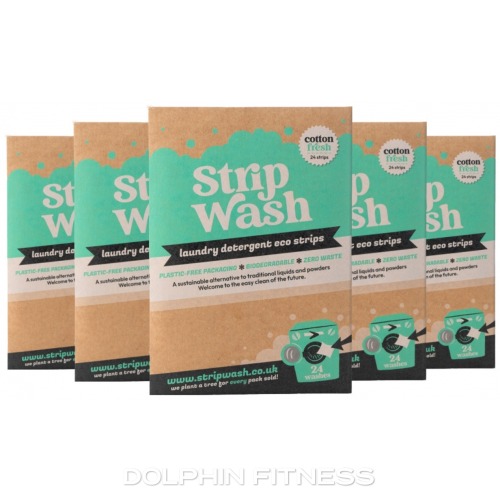 Strip Wash Laundry Detergent Eco Strips 13 x 24 Strips Cotton Fresh